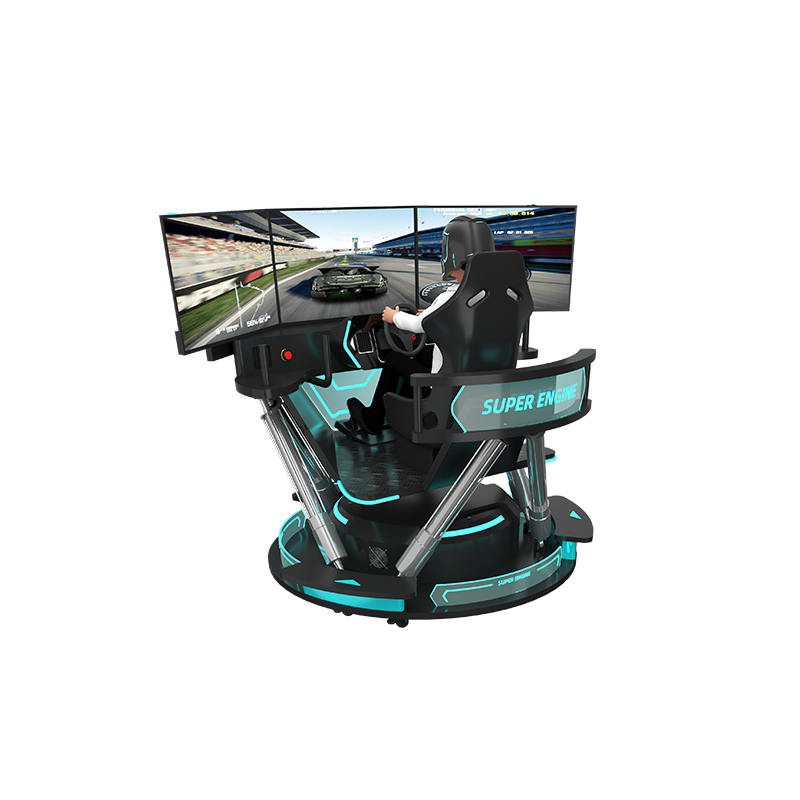 3 Screen Racing Simulator | Movie Power