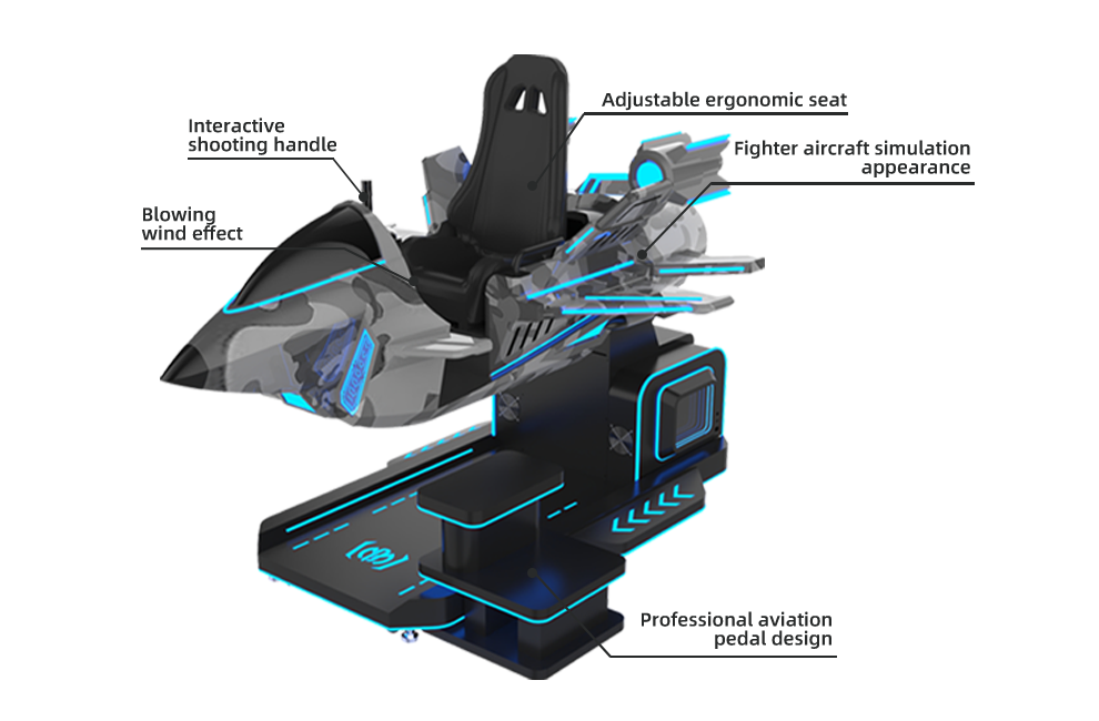 VR Super Fighter Flying Simulator 1 Players - MoviePower VR