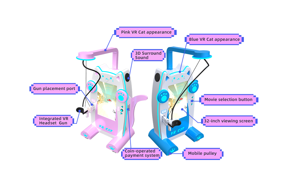 VR CAT Game Machine - MoviePower VR