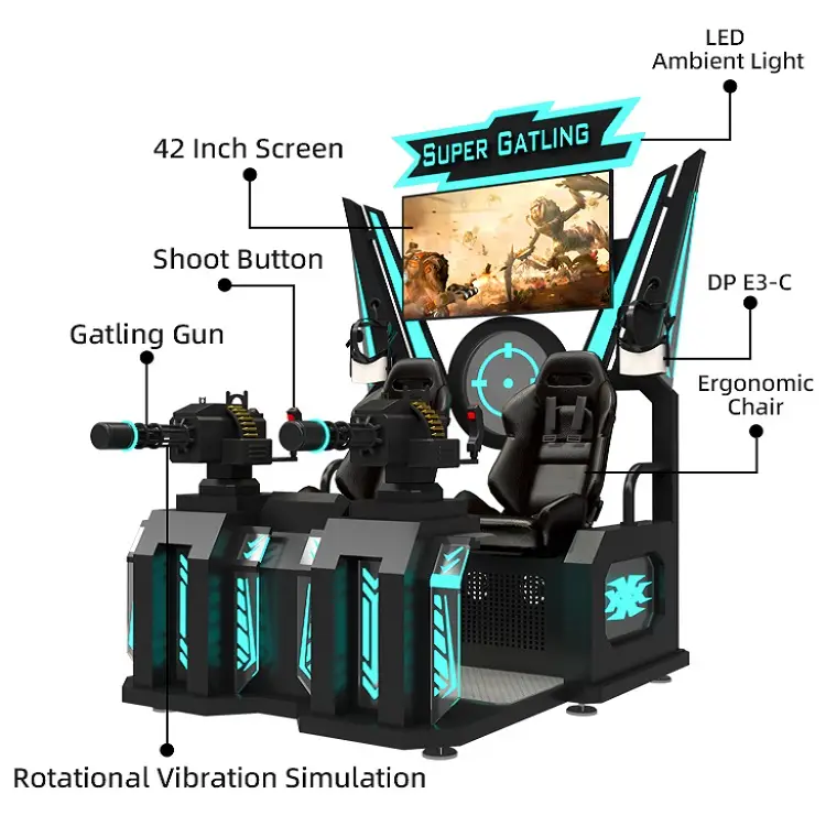 VR Super Gatling 2 Players - MoviePower VR