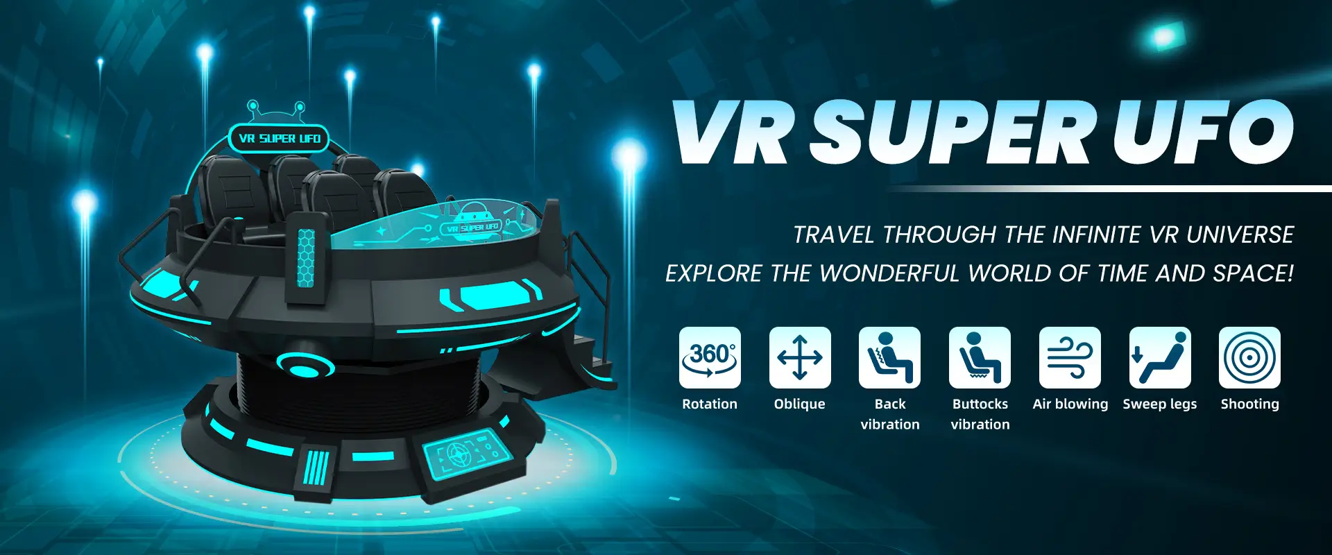 VR Super UFO Simulator 5 Players - MoviePower VR