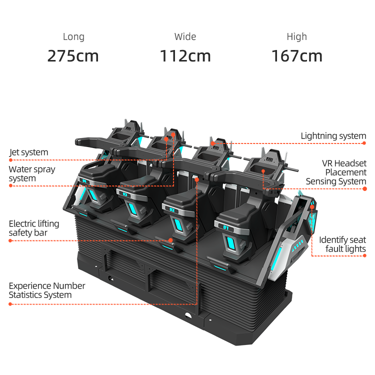 Flying Ride VR Cinema 24 Palyers - MoviePower VR