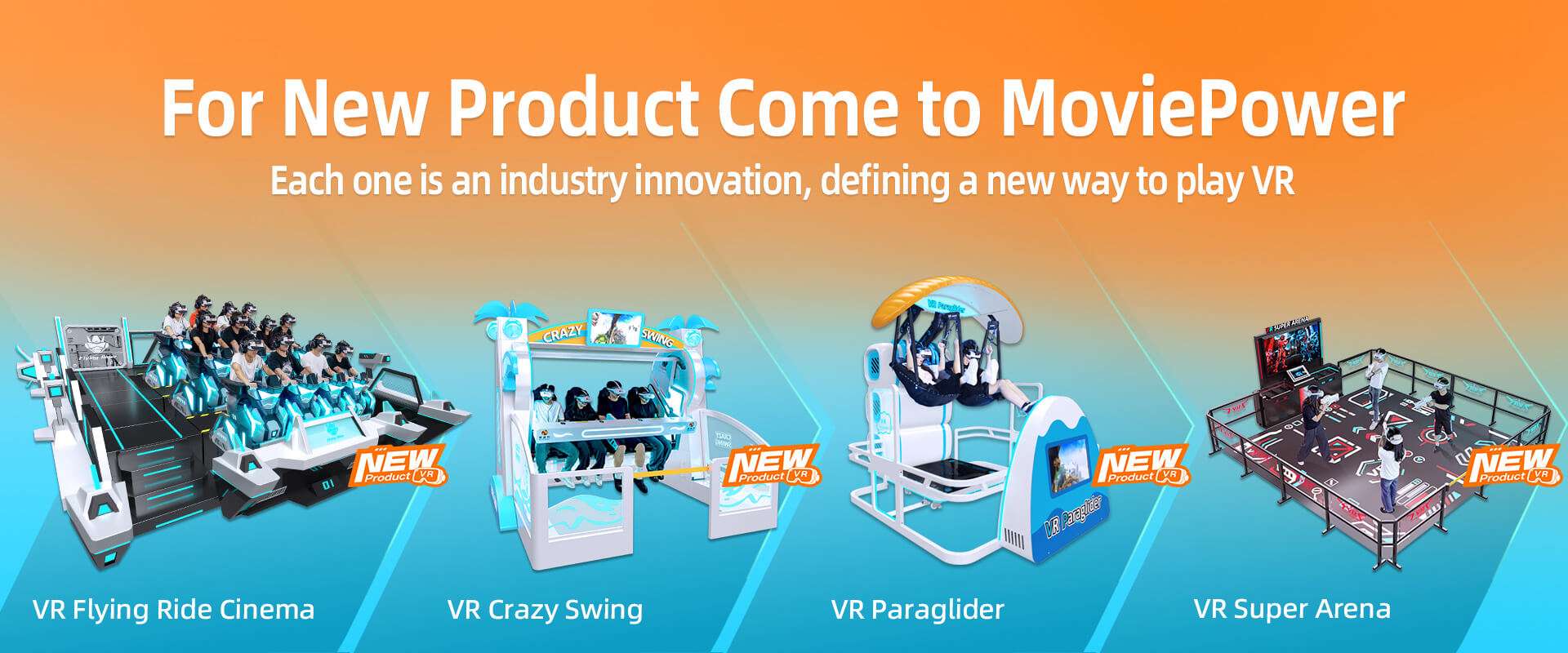 VR Arcade & Motion Theater Manufacturer | Movie Power